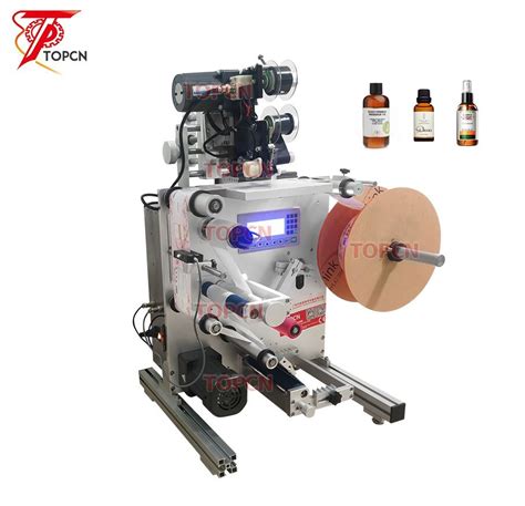 Vertical Coding Labeling Machine For Round Bottles Semi Automatic China Labelling Machine For