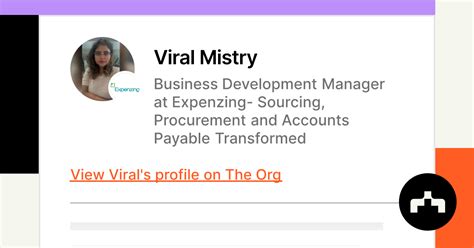 Viral Mistry Business Development Manager At Expenzing Sourcing