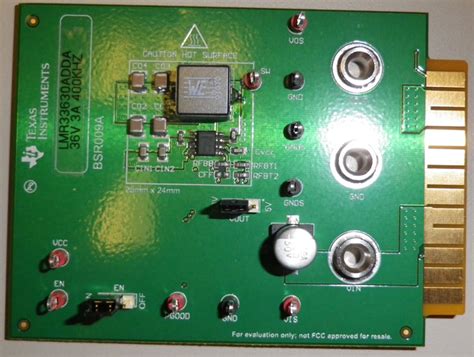 LMR ADDAEVM LMR Synchronous Step Down Converter Evaluation Module TI Com