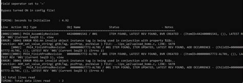 Tc14 Ips Data Upload Create And Update Boms At Same Time