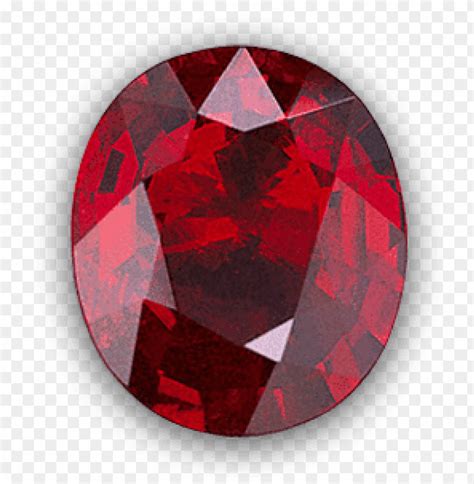 Oval Ruby Stone PNG Transparent With Clear Background ID 118892 TOPpng