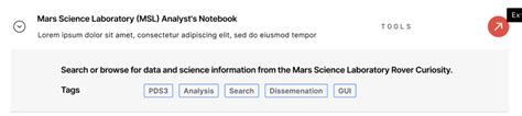 Update Featured Link List Item Types Issue 36 NASA PDS Portal Wp
