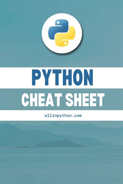 Python Cheat Sheet For Interview Pdf Download