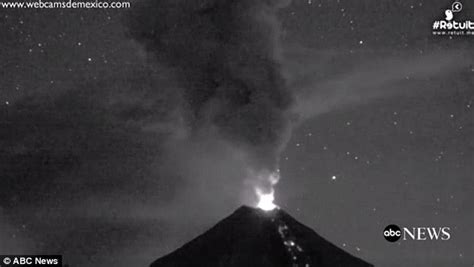 Video Shows Mexico Volcano Of Fire Violently Erupt Four Times