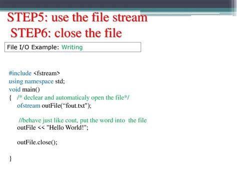 file i o in c i ppt download