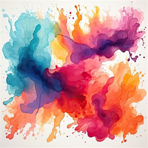 Vector D Aquarelle Vector D Anniversaire Sur Fond Blanc Vecteur Premium