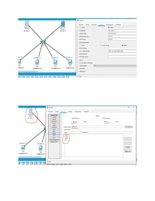 Configuration Of Mail Server On Cisco Packet Tracer PDF