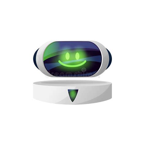 Virtual Chatbot Online Ai Support Assistant Bot Stock Vector