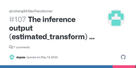 The Inference Output Estimated Transform Is Related To Gt Transform Issue Qinzheng