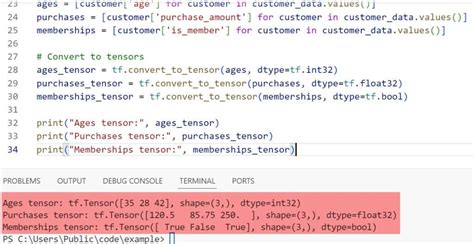 How To Convert Dictionary To Tensor In Tensorflow