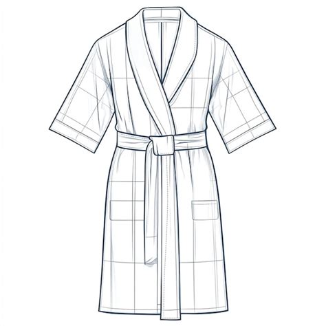 Плоский технический шаблон векторного рисунка Премиум Ai