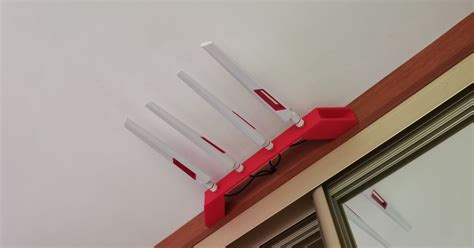 Router Antennas Holder By Tls Download Free Stl Model