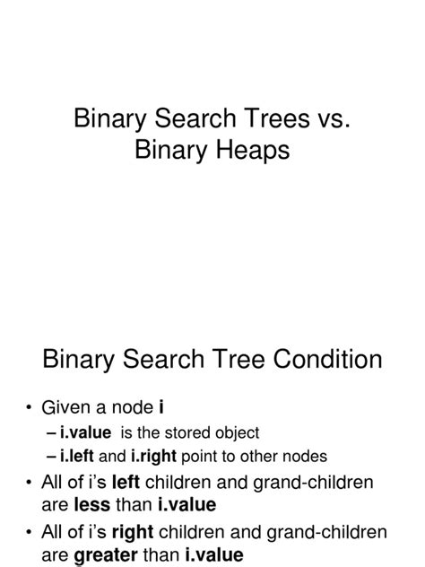 Bst Vs Heaps Pdf Algorithms And Data Structures Areas Of