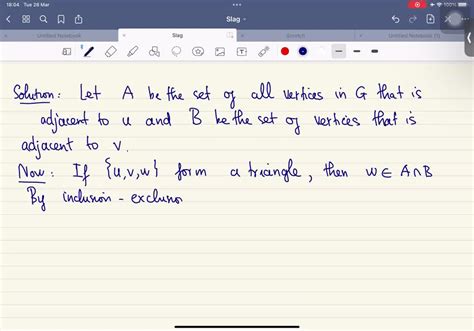 solved problem 4 note n g stands for the number of vertices in g let
