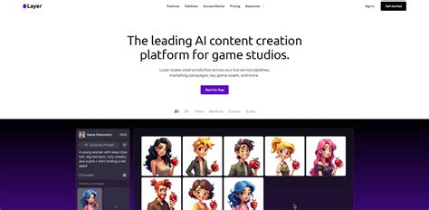 Layer Ai Ai Platform For Professional Game Asset Production Aitoolnet