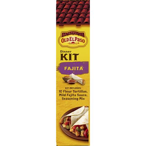 Fajita Dinner Kit Authentic Mexican Dishes Old El Paso