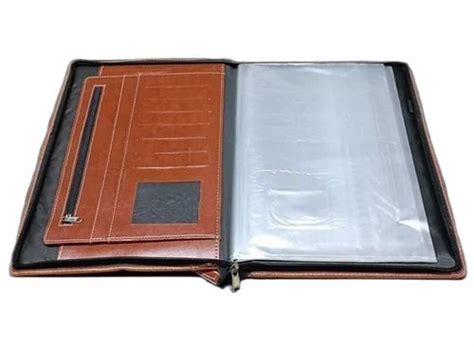 Pvc Brown Chain File Folder For Office Paper Size A4 At Rs 115 In