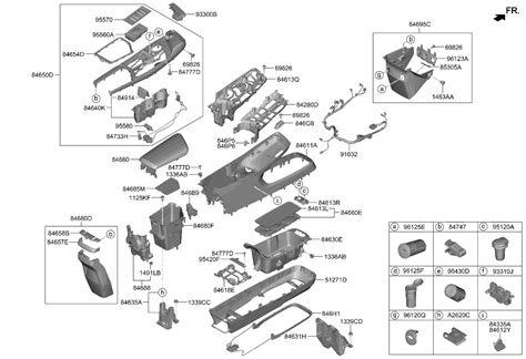 84660cv100cvc Genuine Kia Armrest Assy Console