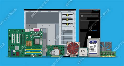 Assembling Pc Personal Computer Hardware 이미지 1045812474 일러스트 무료