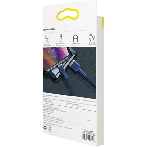 Baseus Usb Lightning Töltő Adat Kék 1m Calklf Bv3 Ipon Hu