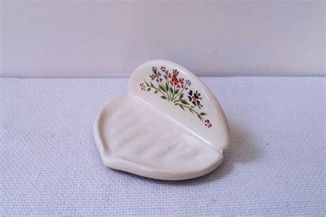White Ceramic Wall Soap Dish Soap Holder Wall Mounted Soap Etsy