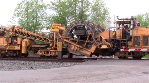 Hidef Loram Ballast Cleaner Youtube