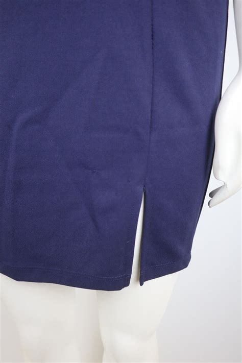 Windsor Navy Blue Sheath Cocktail Dress Cap Sleev Gem
