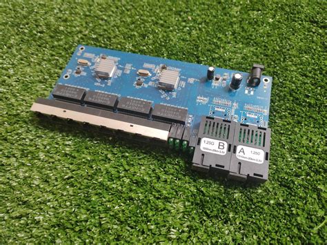 Htb Media Converter 2sc8rj45 2fo 8lan Gigabit Board Only Lazada Indonesia