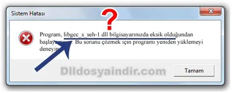 libgcc s seh 1 dll DLL Dosya İndir