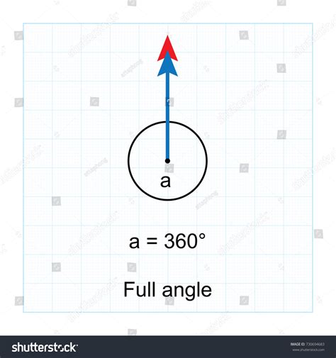 Types Angles On Blue Graph Background Stock Vector Royalty Free 730694683 Shutterstock