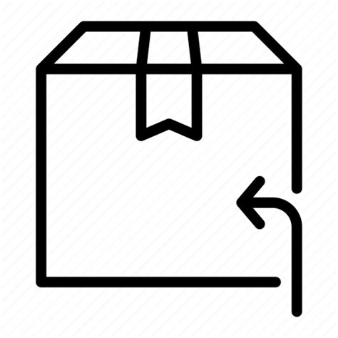 Return Logistics Shipment Delivery Box Cargo Package Icon Download On Iconfinder