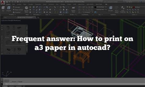 Frequent Answer How To Print On A Paper In Autocad