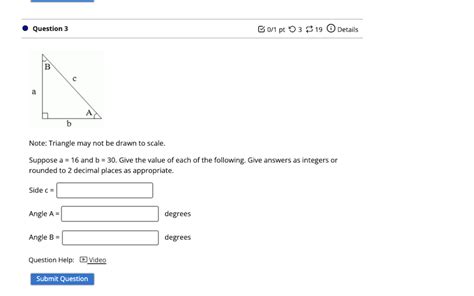Solved · Question 3 B01 Pt 319 Details B с A B Note