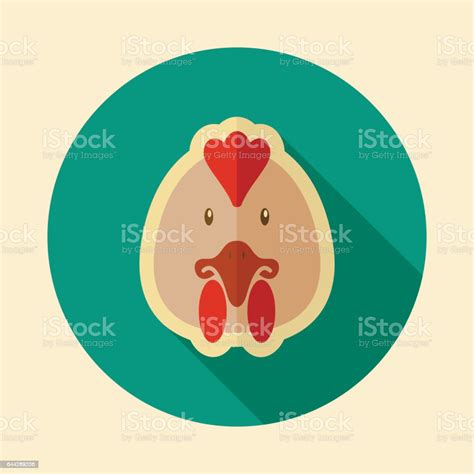 치킨 평편 아이콘크기 짐승 헤드 벡터 삽화 고기에 대한 스톡 벡터 아트 및 기타 이미지 고기 농업 농장 Istock