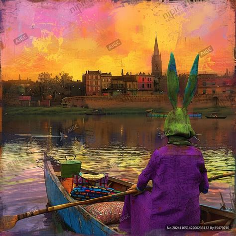 Ai创作图等乘舟的人 摇着小渔船的船娘 摇船船夫 船夫 阿婆撑船 船夫小船 船夫划船 湖上集市 船姑 坐船春游 细雨菲菲下的坐船人 紫色油画风效果图 水乡划船人 古人坐在小船上 摇橹的船夫