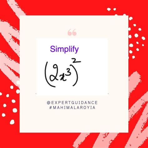 Maths Questions Simplify The Indices For Gcse Math Revision