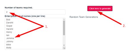 Random Team Generator Split A List Into Random Groups Yttags
