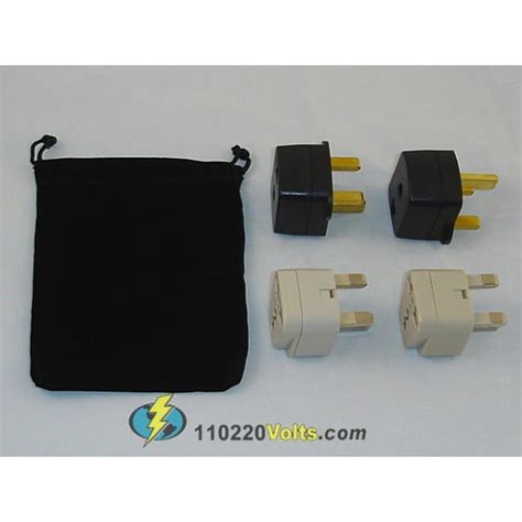 Buy Uganda Power Plug Adapters Kit With Travel Carrying Pouch
