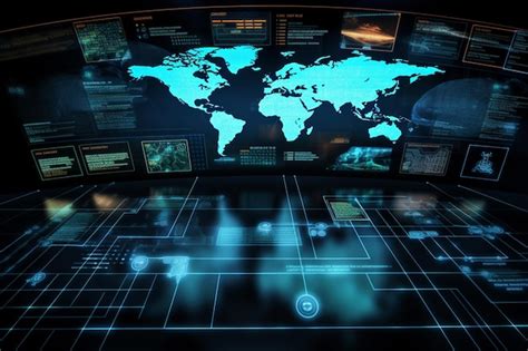 Premium Ai Image Conceptual Interface Screen Displaying The Intricate