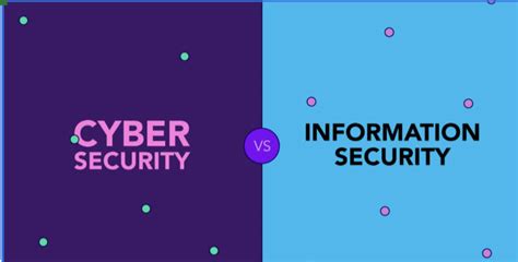 The Difference Between Information Security And Cybersecurity