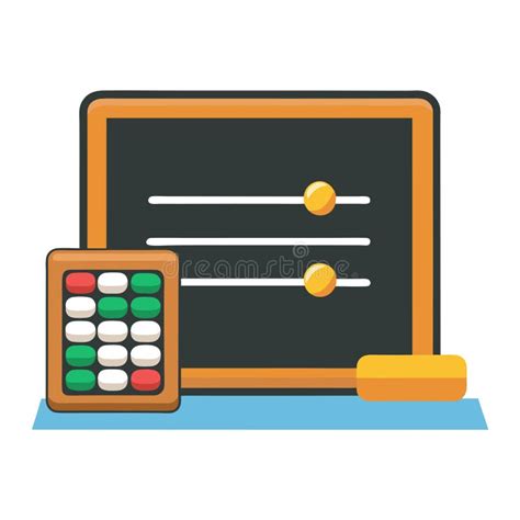 Abacus And Blackboard Educational Tools For Learning Mathematics And