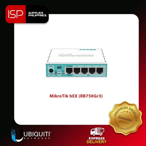 MikroTik RB750Gr3 HEX GR3 Bandwidth Manager Hotspot Router ,Switch, DUAL WAN, Load Balancing ...