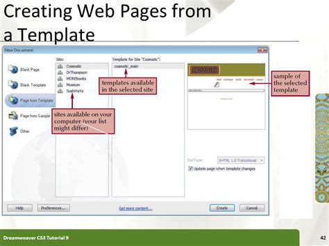Dreamweaver Templates Tutorial Cs3 Lasopalearning