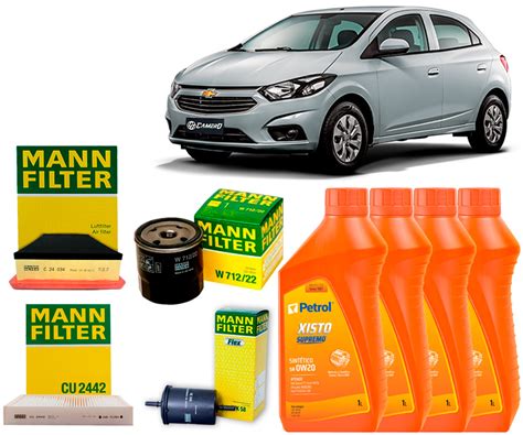 Kit Troca de Óleo w e Filtros Gm Onix e