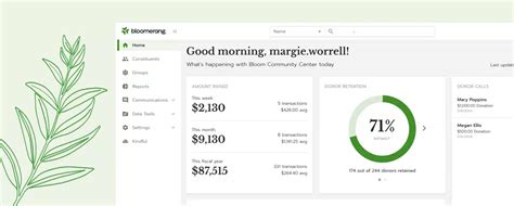 Learn How To Use Your Bloomerang Dashboard To Improve Efficiency