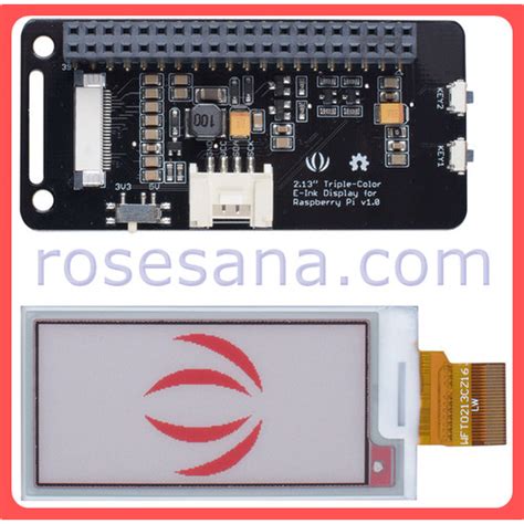 Jual Triple Color E Ink Display 213 Inch For Raspberry Pi Kota