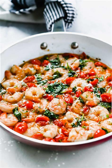 Creamy Parmesan Shrimp Skillet Primavera Kitchen