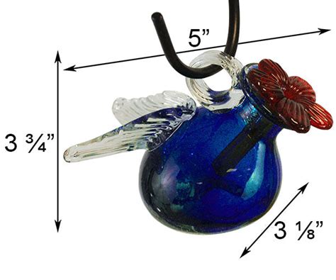 Parasol Pixie Hummingbird Feeder Blue 4 Oz Birdyard Direct