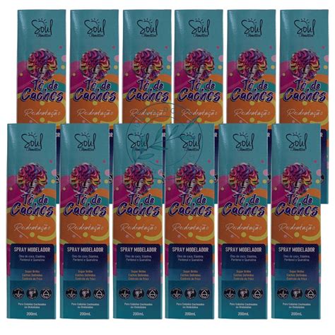Kit 12 X Spray Modelador Tô De Cachos Reidratação Para Cabelos