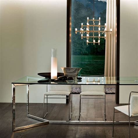 Eros All Circular Glass Table By Gallotti And Radice Klarity Glass